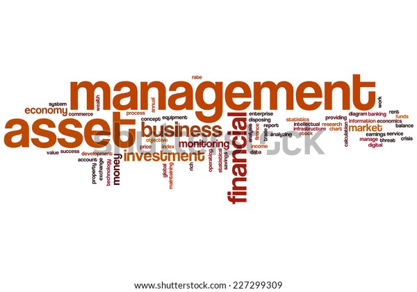 Asset Management Word Cloud Concept Stock Illustration 227299309 ...