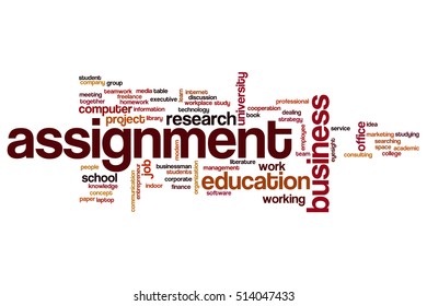 Assignment Word Cloud Concept Stock Illustration 514047433 | Shutterstock