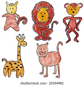 Assorted Animals Stock Illustration 25594981 | Shutterstock