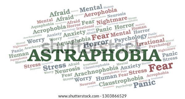 Astraphobia Word Cloud Stock Illustration 1303866529 | Shutterstock