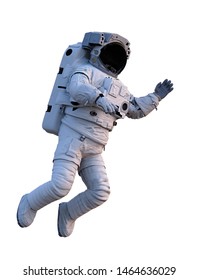 Flying Astronaut Back View Isolated On Stock Illustration 1549323965 ...