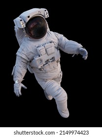 Flying Astronaut Back View Isolated On Stock Illustration 1557176570 ...