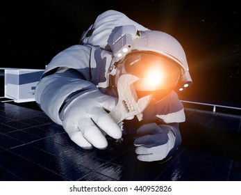 Astronaut Space Key3d Render Stock Illustration 440952826 | Shutterstock