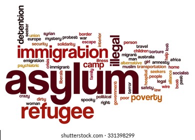 Asylum Word Cloud Stock Illustration 331398299 | Shutterstock