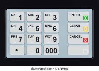 Password Screen Cash Machine Point Sale Stock Photo (Edit Now) 159016109