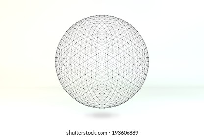 Atomic Sphere Stock Illustration 193606889