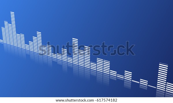 Audio Spectrum Visualiser Background Vj Modern Stock Illustration ...