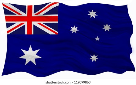 Flag Australia Union Jack Stars Flag Stock Vector (Royalty Free ...