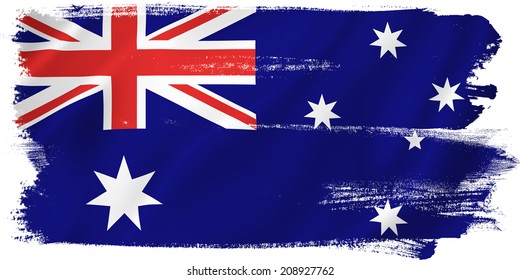 Australia Flag Backdrop Background Texture Stock Illustration 208927762 ...