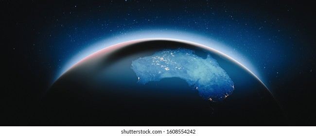 Australia Night Elements This Image Furnished: ภาพประกอบสต็อก ...