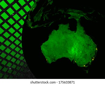 Australia Technology Concept Elements This Image Stock Illustration ...