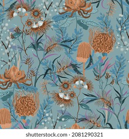 81 Seamless Aussie Native Floral Images, Stock Photos & Vectors ...