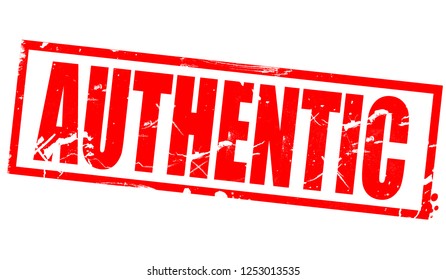 Authentic Word Red Frame 3d Rendering Stock Illustration 1253013535 ...