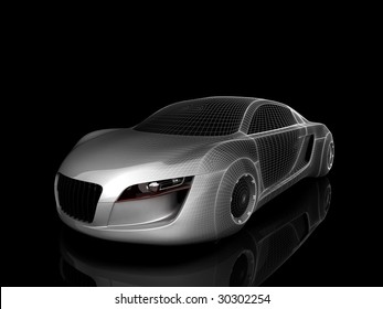 Auto Isolated Stock Illustration 30302254 | Shutterstock
