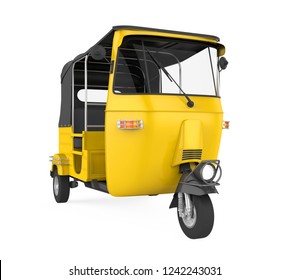Auto Rickshaw Isolated 3d Rendering Stock Illustration 1242243031 ...