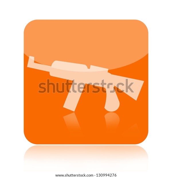 Automatic Rifle Icon Stock Illustration 130994276 | Shutterstock