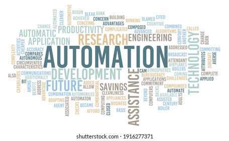 Automation Technology Process System Concept Creative Stock ...