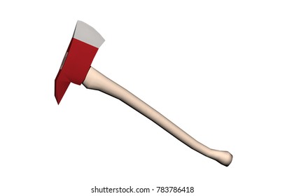 Axe Fire Brigade 3d Rendering Stock Illustration 783786418 | Shutterstock