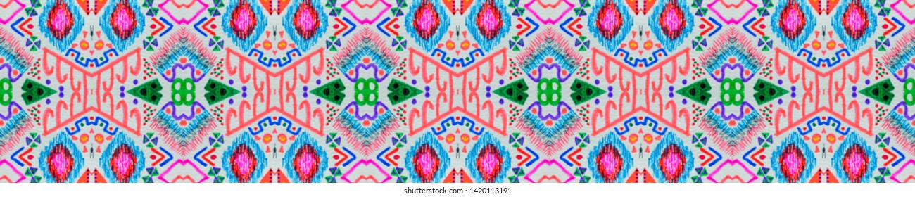 Aztec Pattern Seamless African Print Fashion Stock Illustration ...