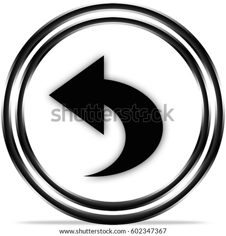 Back Button Isolated 3 D Illustration 스톡 일러스트 602347367 - Shutterstock