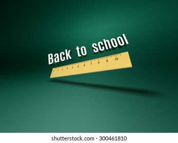 Back School Background Ruler Stock Illustration 300461810 | Shutterstock