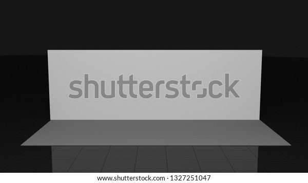 Backdrop 2x6 Meters 3d Rendering Mockup Stock Illustration 1327251047 ...