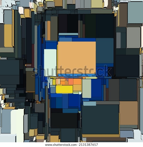Backdrop 3d Background Art Abstract Wallpaper Stock Illustration ...