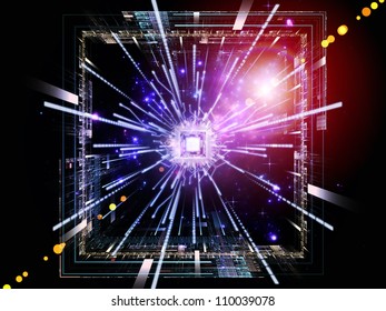 Backdrop Cpu Graphic Abstract Design Elements Stock Illustration ...