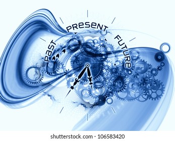 Backdrop On Subject Scheduling Temporal Time Stock Illustration ...