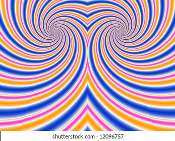 Seamless Hypnotic Swirl Pattern Background Stock Vector (Royalty Free ...