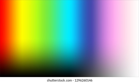 Rectangle Color Palette True Vibrant Colors Stock Vector (Royalty Free ...