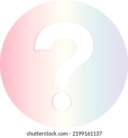 Background Circle Question Mark Pastel Sorted Stock Illustration ...
