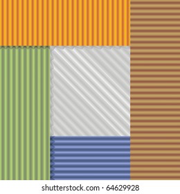 Vector Background Colored Corrugated Cardboard Template Stock Vector ...
