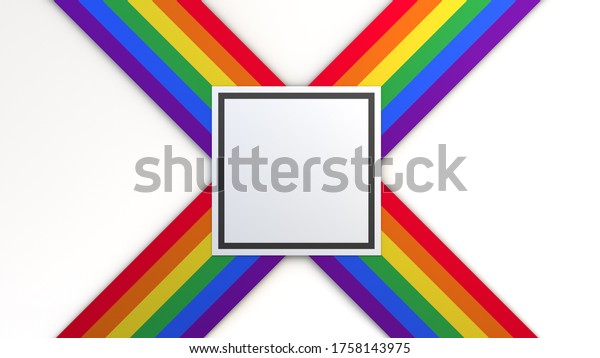 Background Colors Pride Flag Square Space Stock Illustration 1758143975 ...