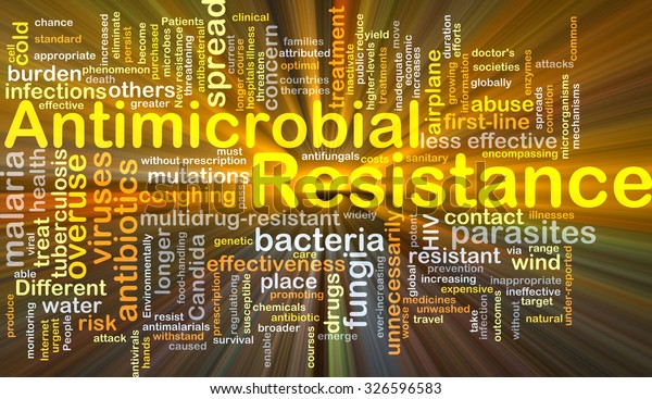 Background Concept Wordcloud Illustration Antimicrobial Resistance ...