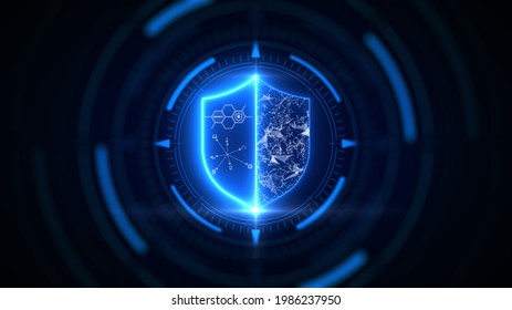Background Cyber Security Technology Information Protection Stock ...