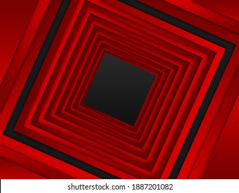 Background Design Perspective Red Black Combination Stock Illustration ...