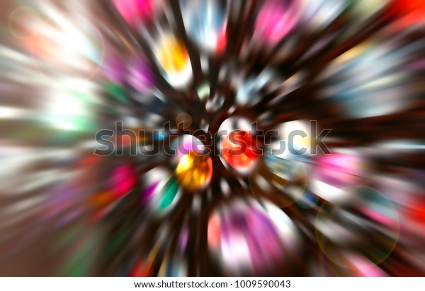 Background Disco Ball Explosion Reflex Colored Stock Illustration ...