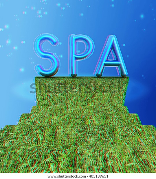 Background Image 3d Text Spa On Stock Illustration 405139651 | Shutterstock