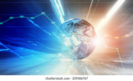 Background Image Earth Planet Graphs Elements Stock Illustration ...