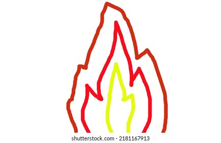 Background Image Red Yellow Flames Used Stock Illustration 2181167913 ...