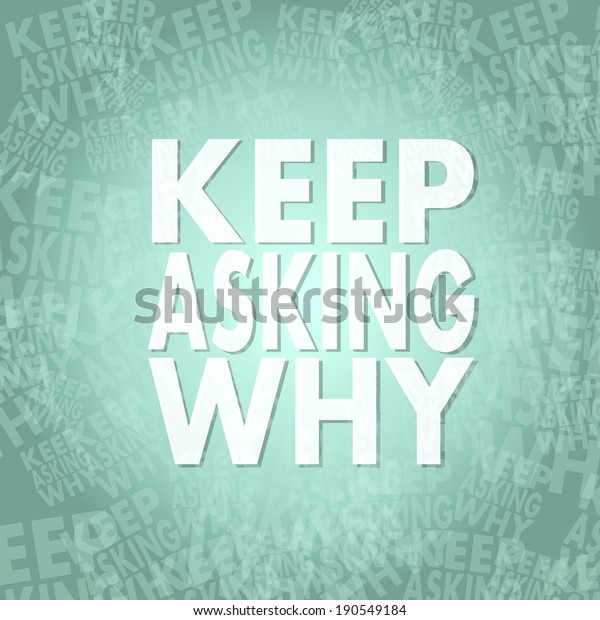 Background Keep Asking Symbol Background Space Stock Illustration 190549184