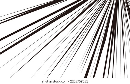 Background Material Cartoon Effect Lines Stock Illustration 2205759551 ...
