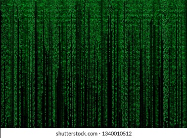 Background Matrix Style Falling Random Numbers Stock Illustration ...