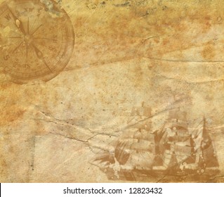 Background Old Paper Decorative Elements Stock Illustration 12823432 ...
