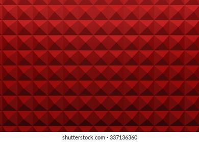 Background Red 3d Abstract Pyramids Render Stock Illustration 337136360 ...