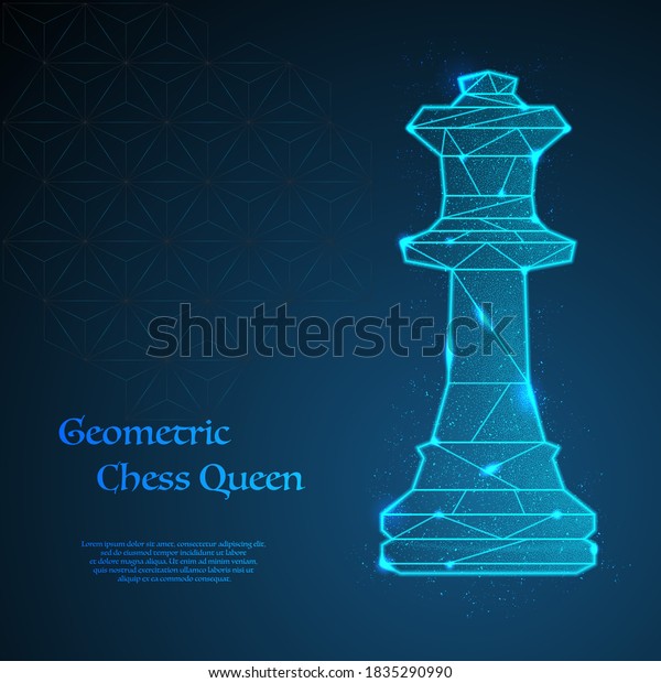 Background Shining Chess Figure Sample Text Stock Illustration ...