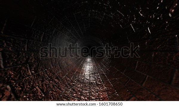 Background Texture Underground Tunnel Real Surface Stock Illustration ...