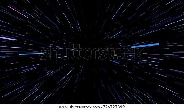 Background Through Deep Space Warp Blast Stock Illustration 726727399 ...