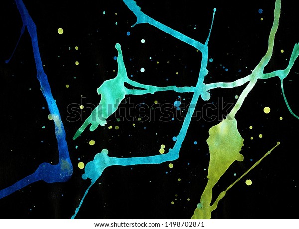 Background Wallpaper Splashes Smudges Different Colors Stock ...